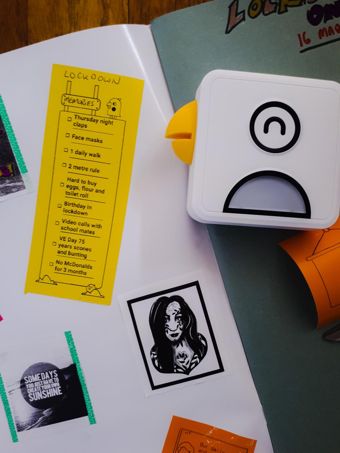 Making a Lockdown 2020 Scrapbook with Help from the Poooli Printer L1 ...